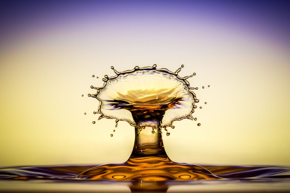 Sunset Drop Foto & Bild | kunstfotografie & kultur, wasserspiele ...