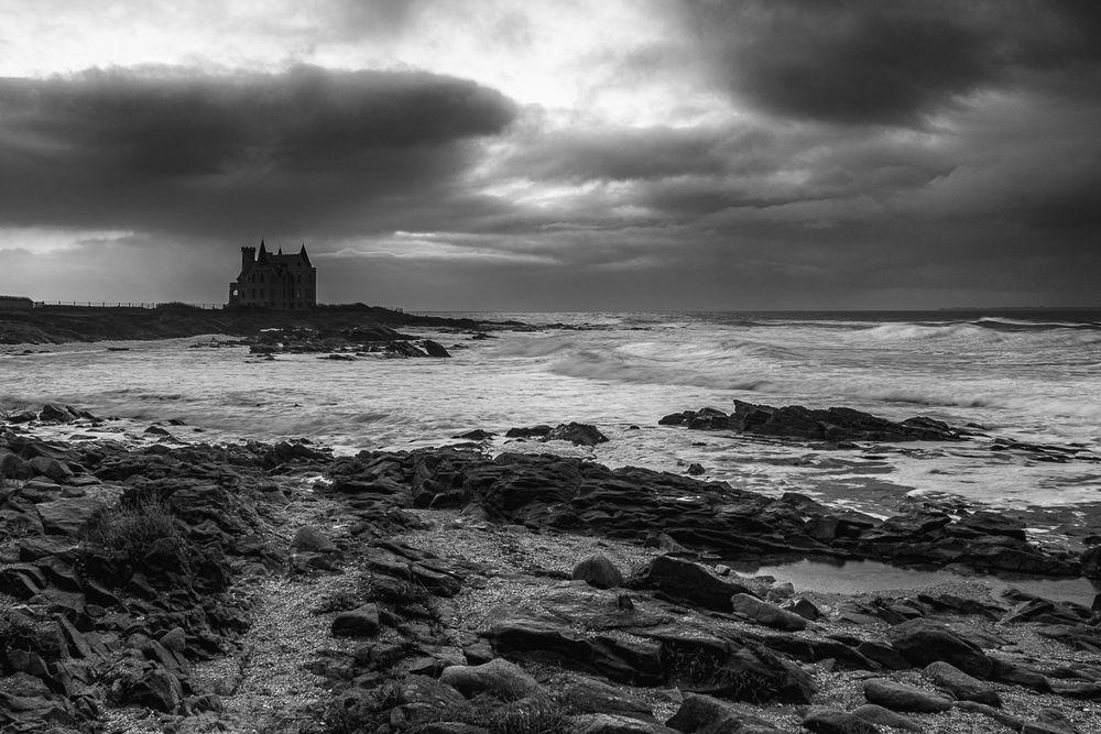 Sunset in B&W Foto & Bild | europe, france, bretagne Bilder auf ...