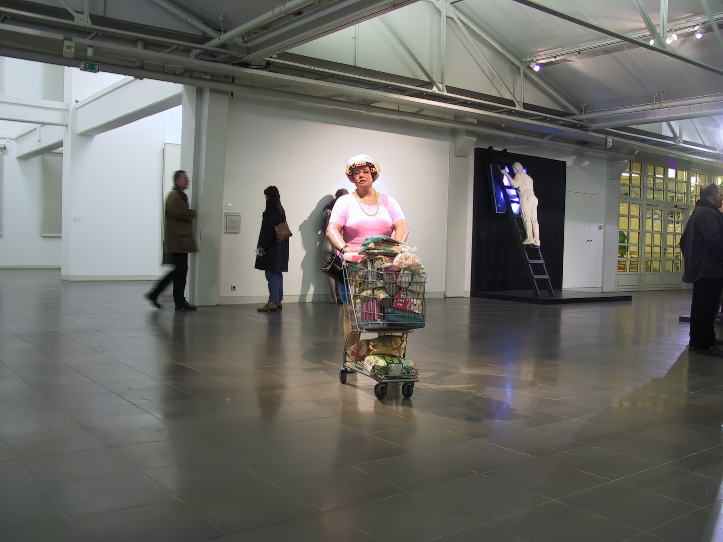 Supermarket Lady von Duane Hanson Foto & Bild | fotos, spezial ...