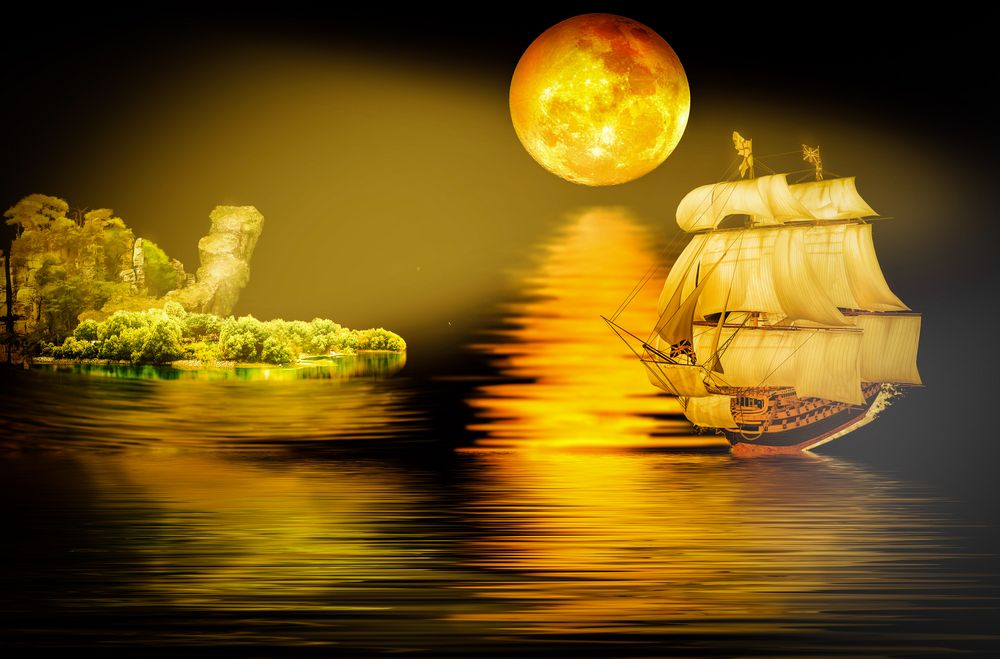 Supermoon Foto & Bild | fotomontage, composing , composing Bilder auf fotocommunity