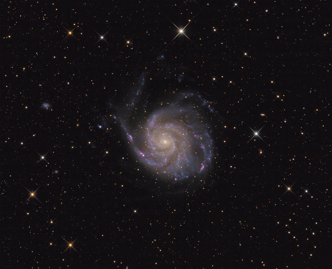 Supernova 2023ixf in Messier 101 (Pinwheel-galaxie) am 12. Juni 2023 Foto & Bild ...