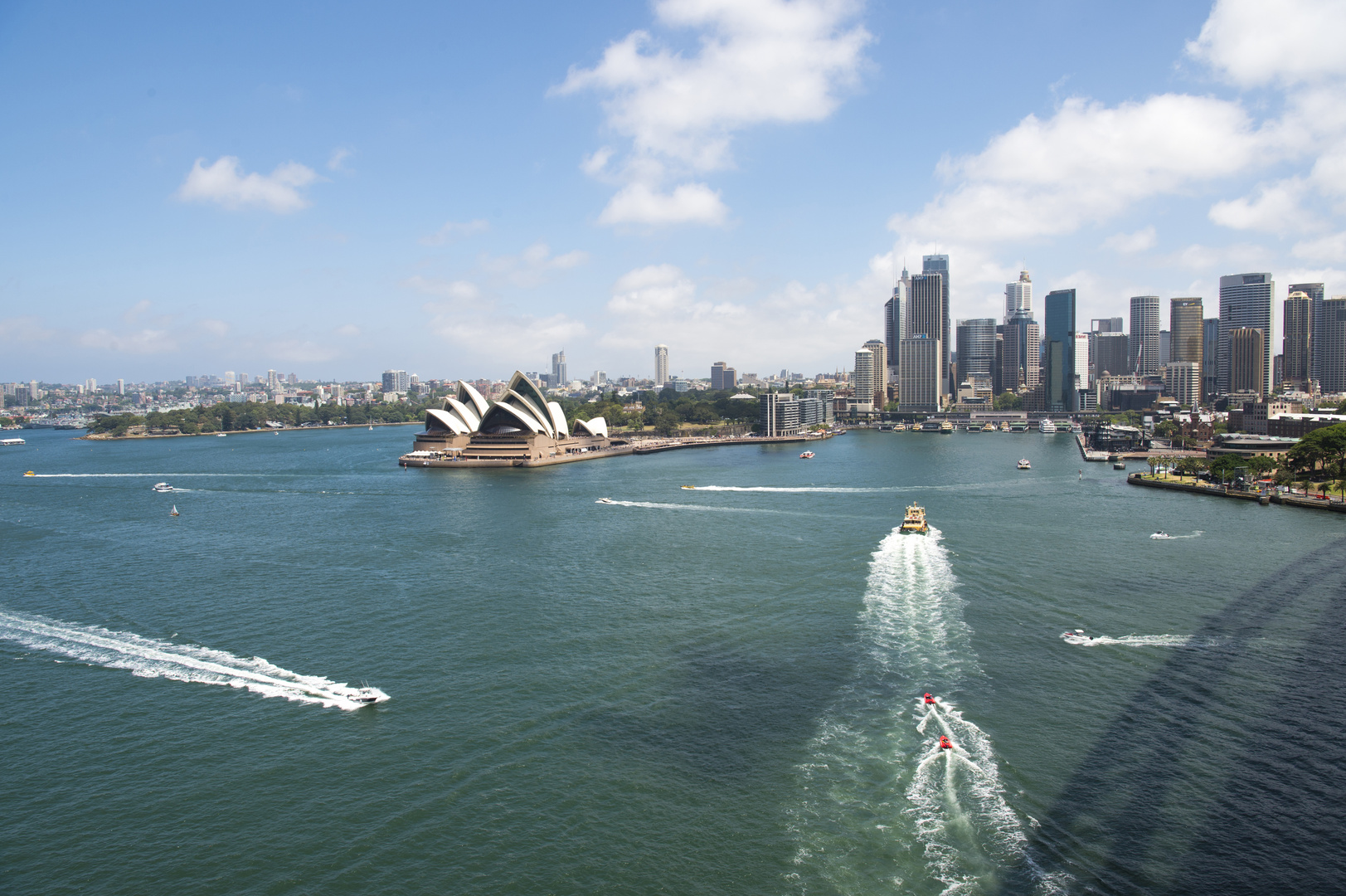 Sydney Harbour - View from the Harbour Bridge Foto & Bild | australia ...