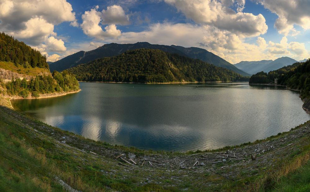 Sylvenstein-Stausee Foto & Bild | deutschland, europe, bayern Bilder ...