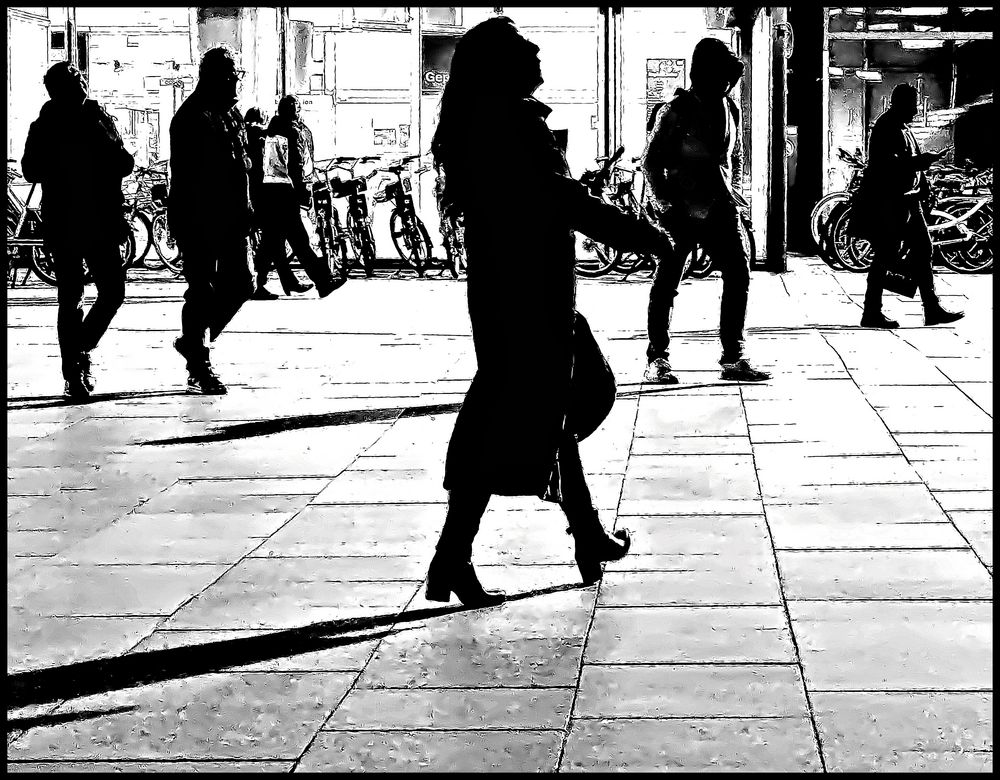 Szene Foto & Bild | streetfotografie mit menschen, street: spontane portraits, monochrom Bilder ...