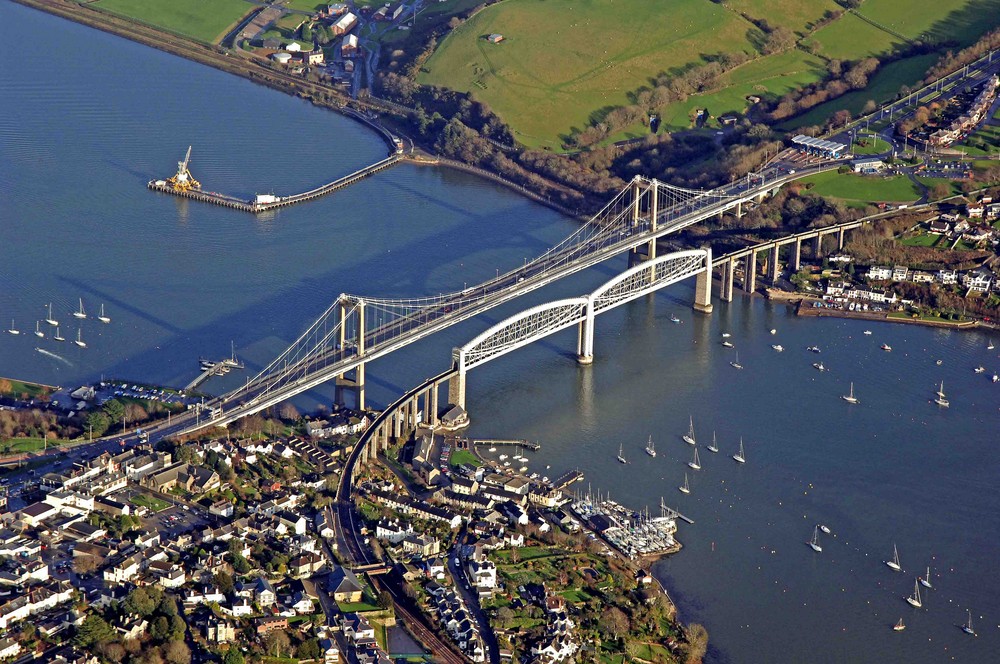 Tamar Bridge survey - Plymouth UK photo & image | aerial views, special ...