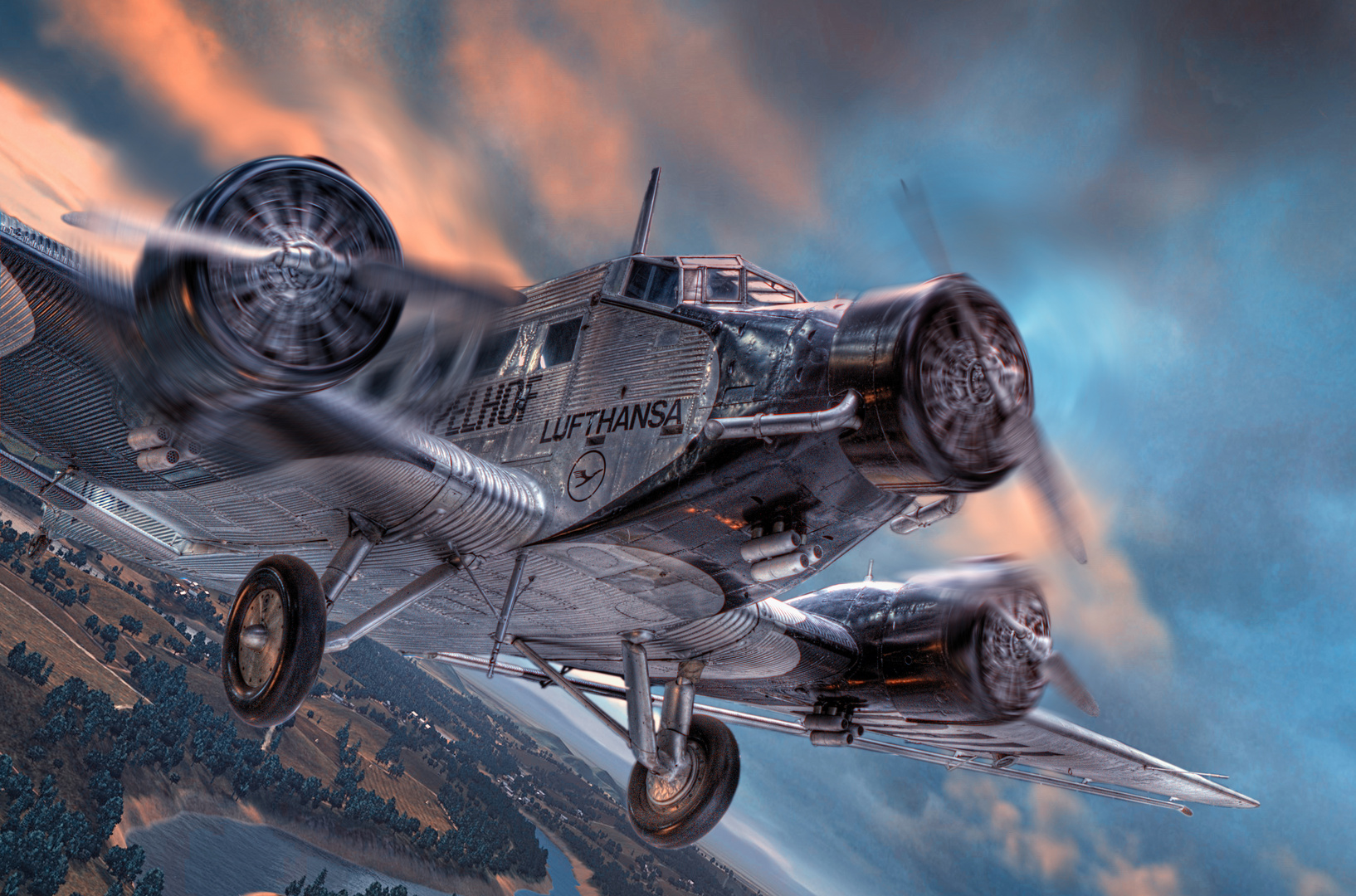 Tante Ju (Ju- 52) Foto & Bild | luftfahrt, oldtimer-flugzeuge, ju-52 ...