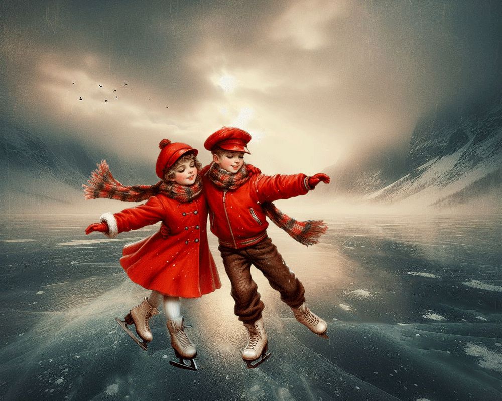 Tanz auf dem Eis Foto & Bild | winter, eis, digiart Bilder auf fotocommunity