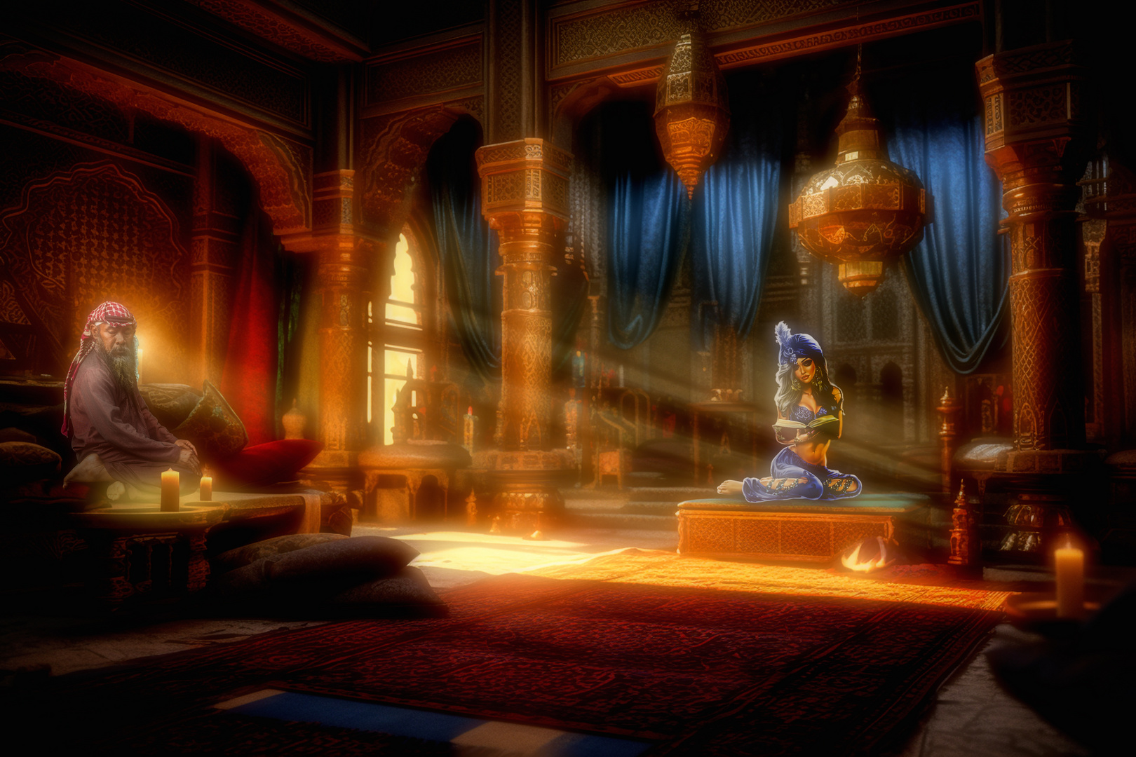 Tausend und eine Nacht Foto & Bild | fotomontage, fantasy mystery ...