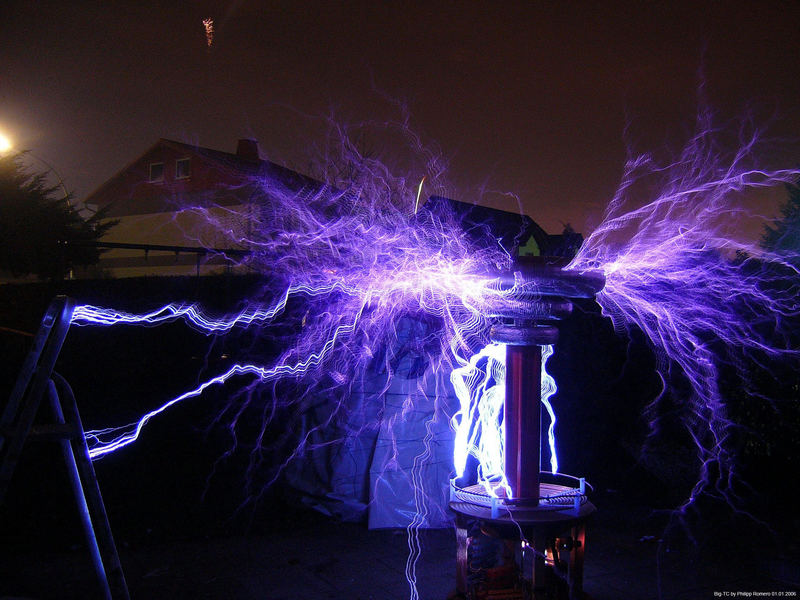 Tesla Spule Foto & Bild | industrie und technik, energietechnik ...