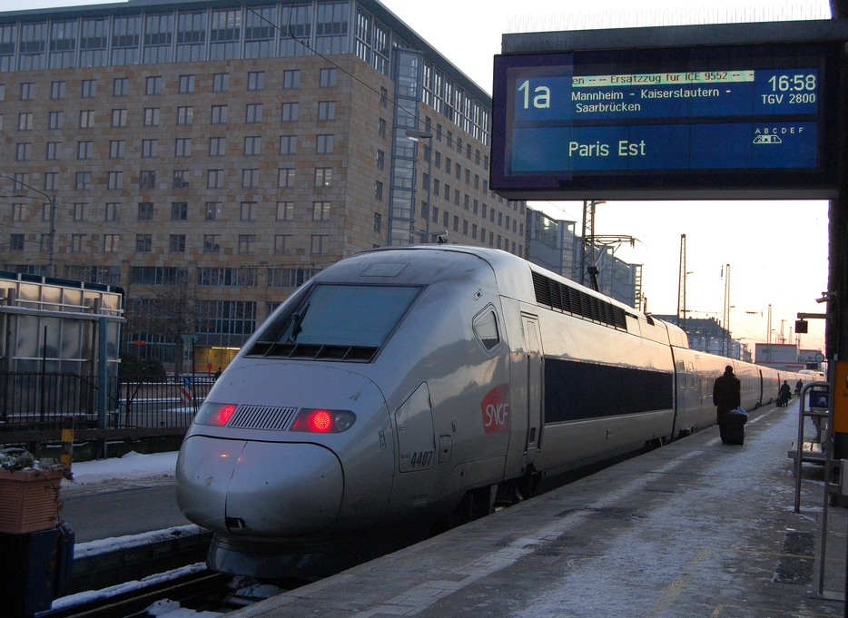 TGV POS 4407 als ICE-Ersatzverkehr Foto & Bild | züge ...