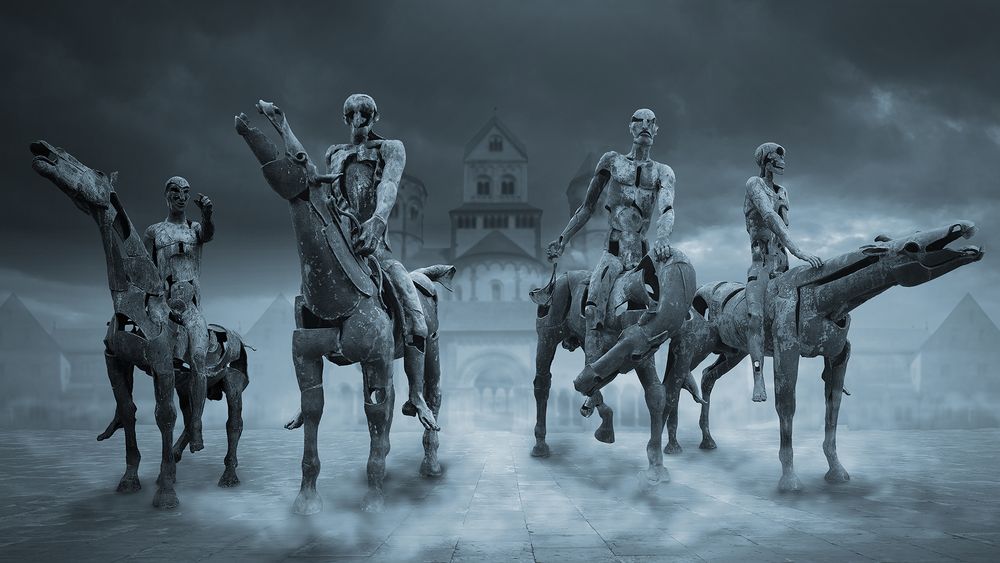 The Apocalyptic Riders Foto & Bild | fotomontage, composing , art Bilder auf fotocommunity