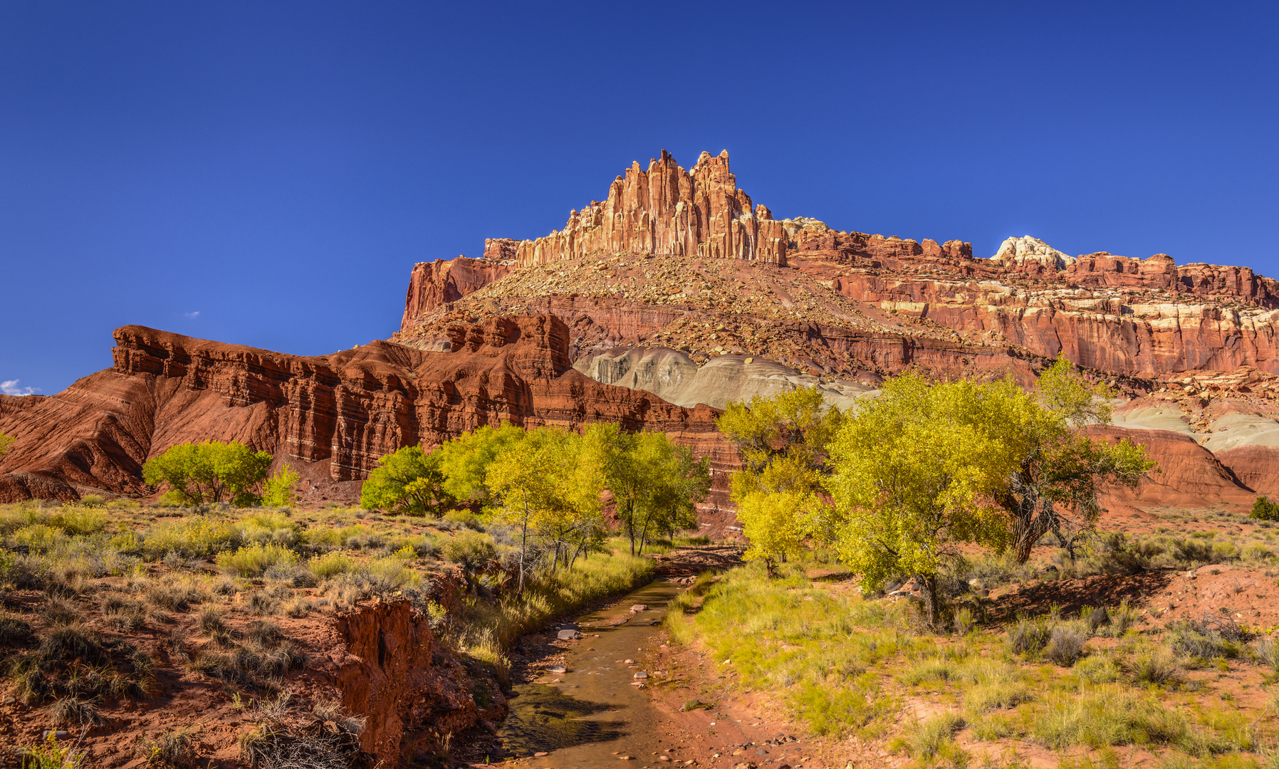 The Castle 1, Capitol Reef NP, Utah, USA Foto & Bild | wasser, himmel ...