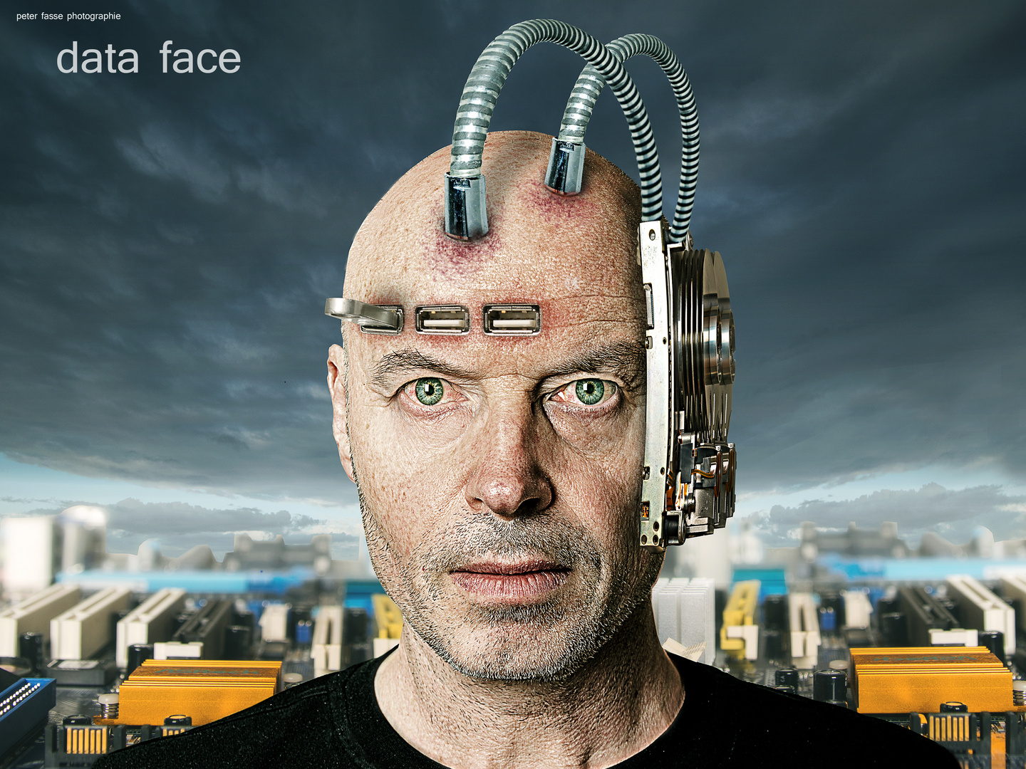 the data face Foto & Bild | fotomontage, composing , face Bilder auf ...