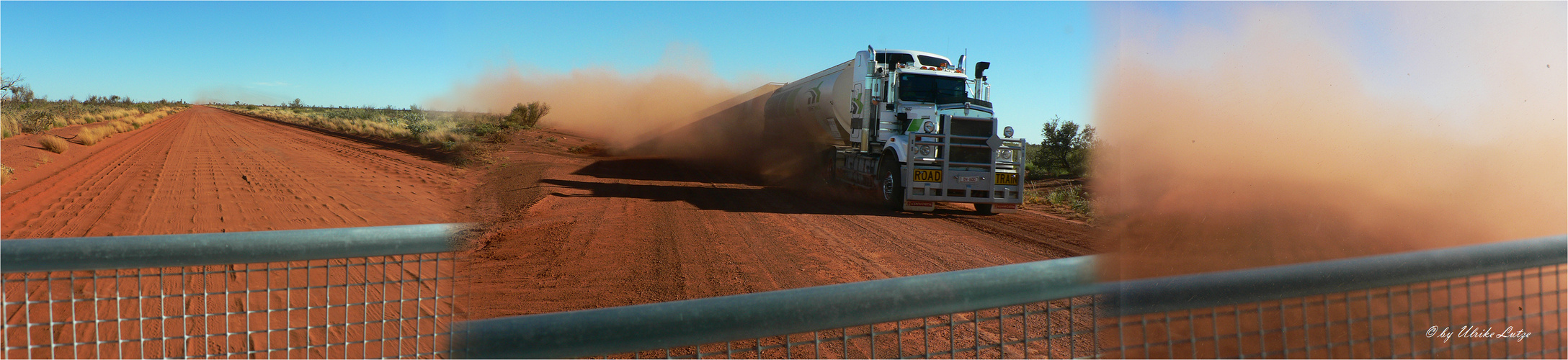 ** The dusty Tanami Road /1046 KM Corrugation and Dust ** Foto & Bild ...
