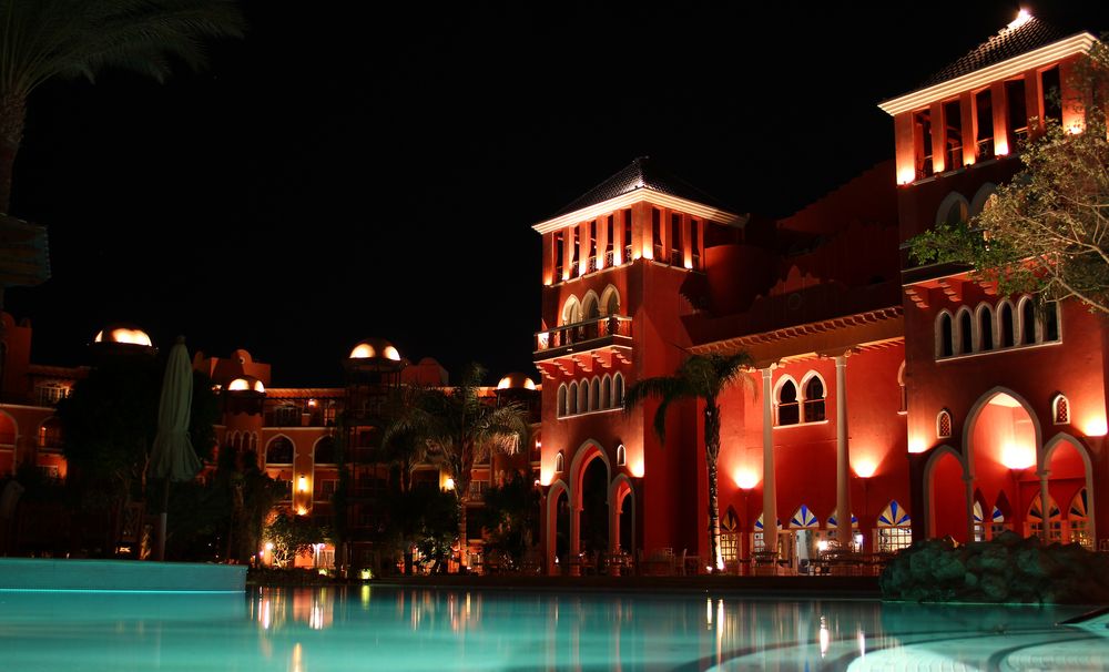 "The Grand Resort in Hurghada by night" Foto & Bild | africa, egypt ...