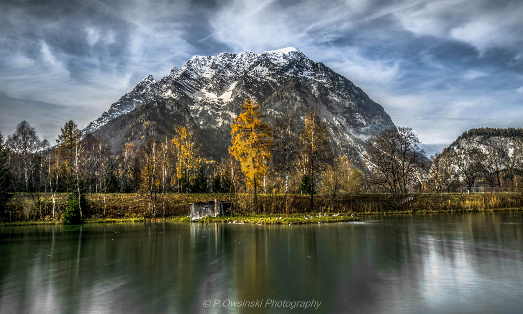 The Grimming (2,351 m) is an isolated peak in the Dachstein Mountains ...
