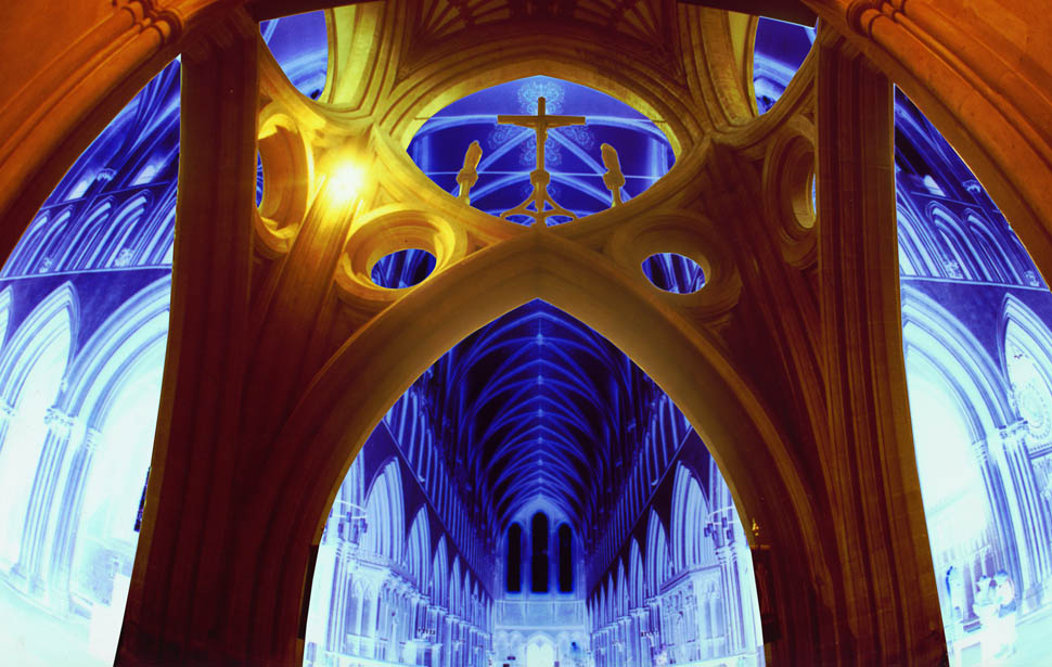 The inverted arch of Wells Cathedral Foto & Bild | architektur ...