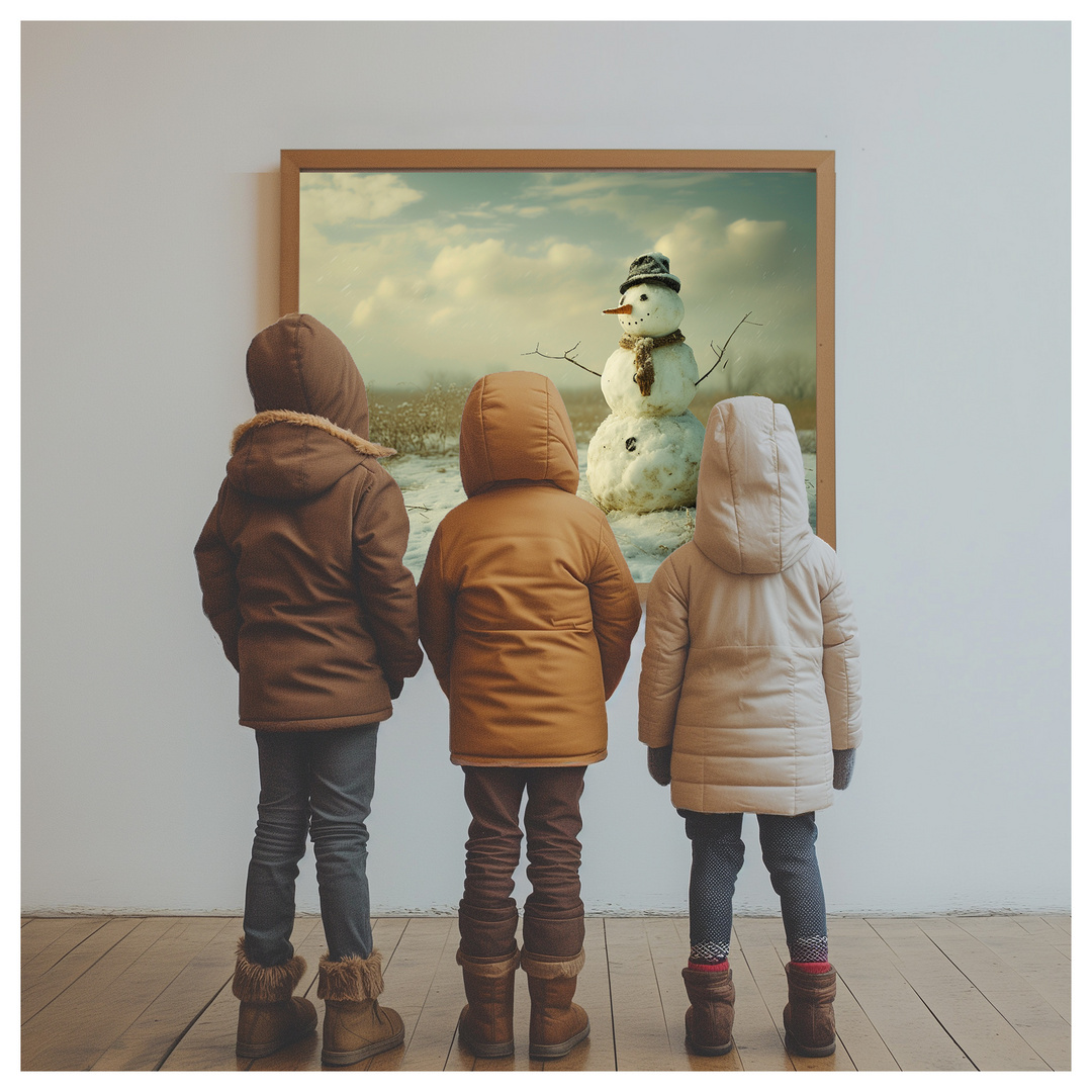 The Last Snowman Foto & Bild | ki - montagen, ki - menschen, digitalpainting Bilder auf ...