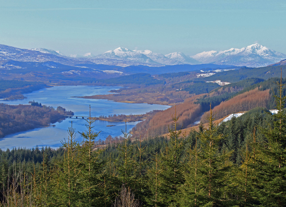 The Map of Scotland, River Garry, Caledonian Canal Foto & Bild ...