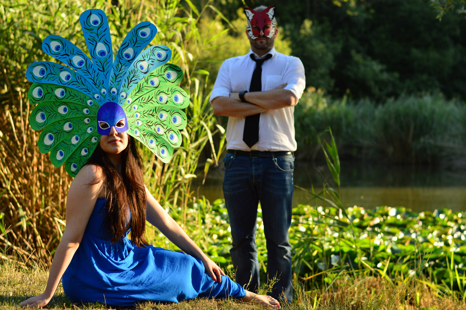 The Peacock And The Fox Foto And Bild Menschen Bilder Auf Fotocommunity