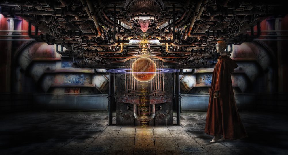 the planet inside Foto & Bild | fotomontage, science fiction, fantasy mystery Bilder auf ...