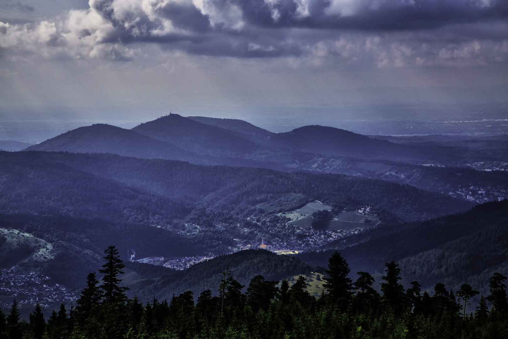 The view from Hohloh Tower Foto & Bild | world, black forest ...