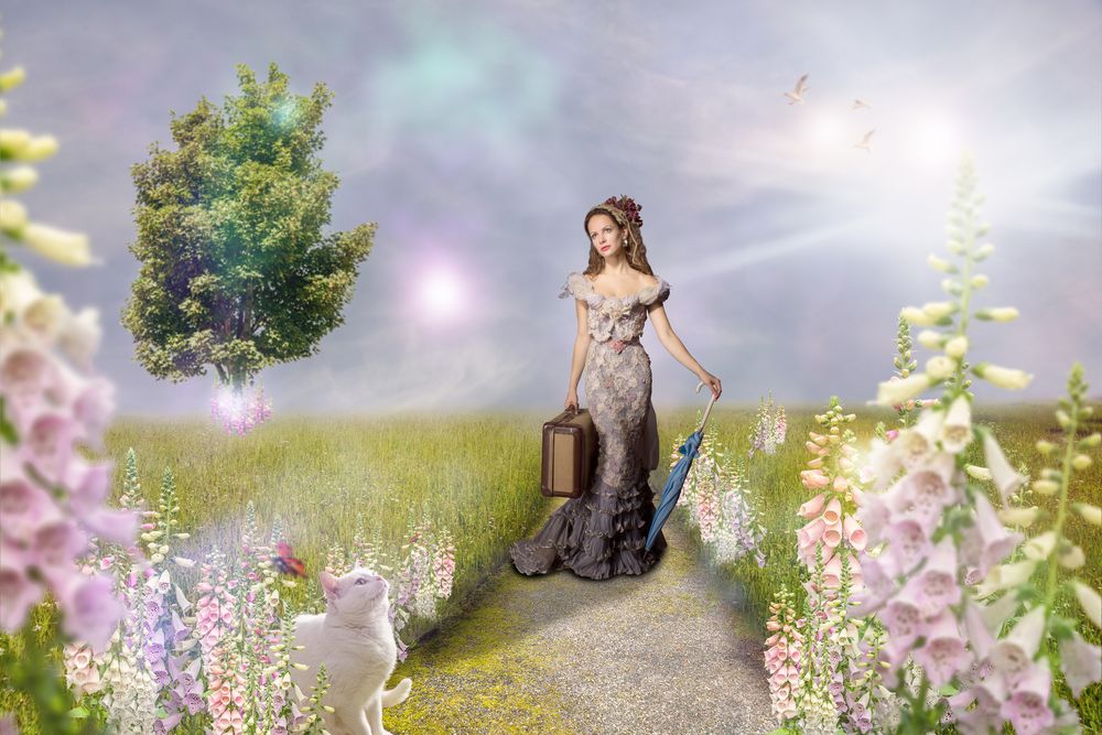 The walk Foto & Bild | fotomontage, fantasy mystery, composing Bilder auf fotocommunity