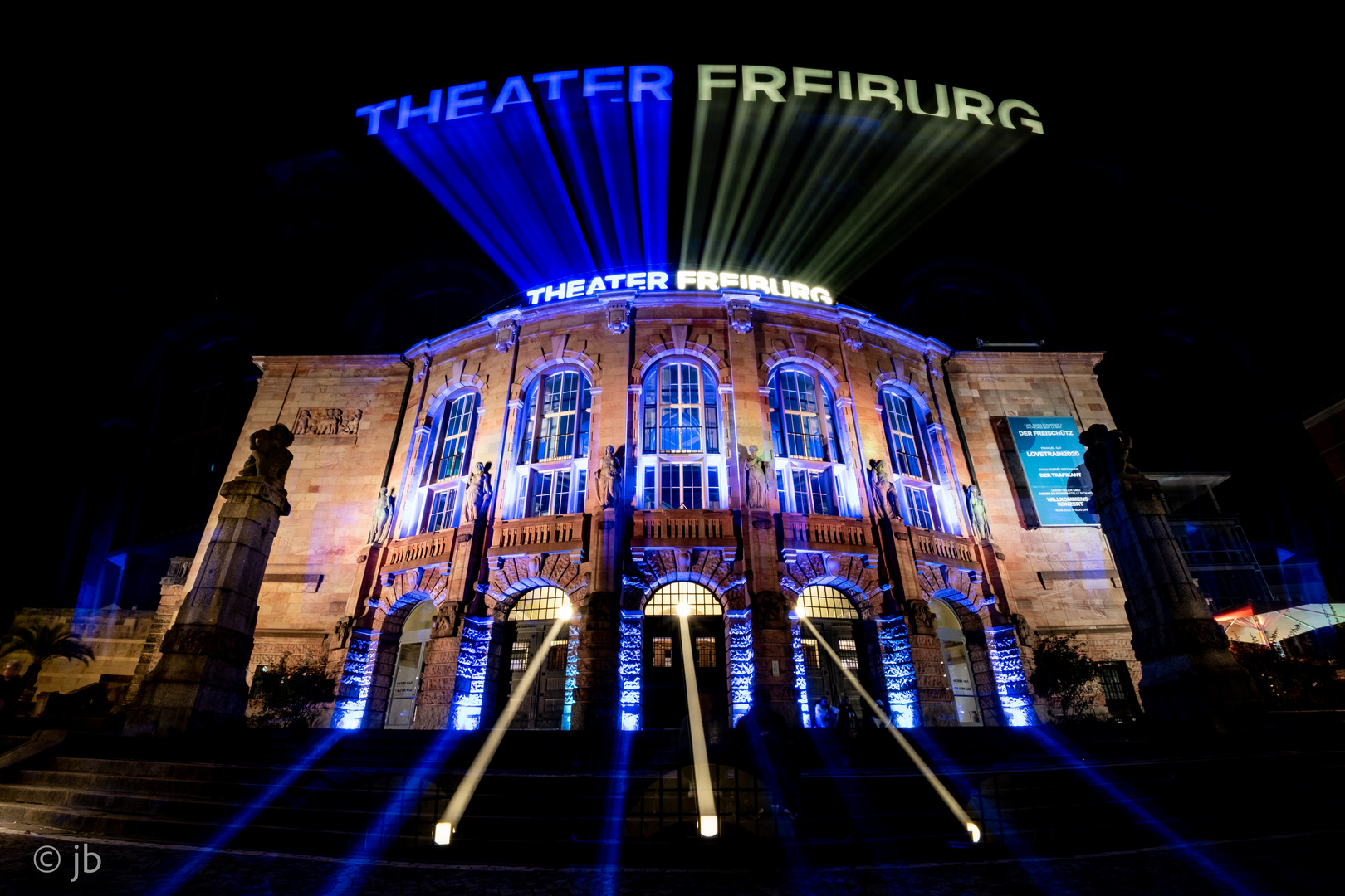 Theater Freiburg Foto & Bild | architektur, nacht, kultur Bilder auf ...
