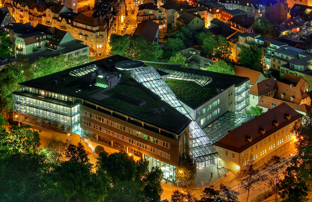 Thulb bei Nacht 2 Foto & Bild | deutschland, europe, thüringen Bilder auf fotocommunity