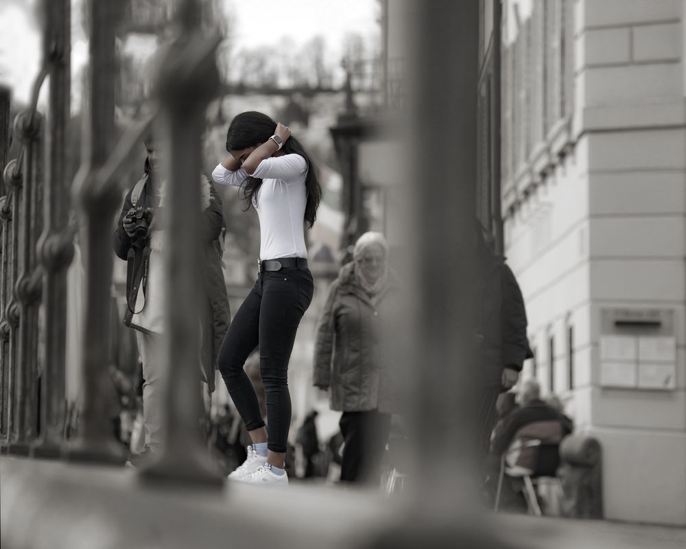 tilt shift perspective Foto & Bild | erwachsene menschen ...