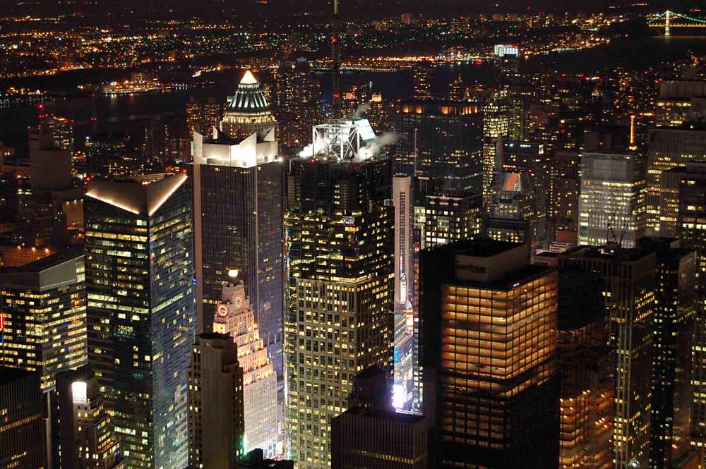 Times Square von ganz oben Foto & Bild | north america, united states ...