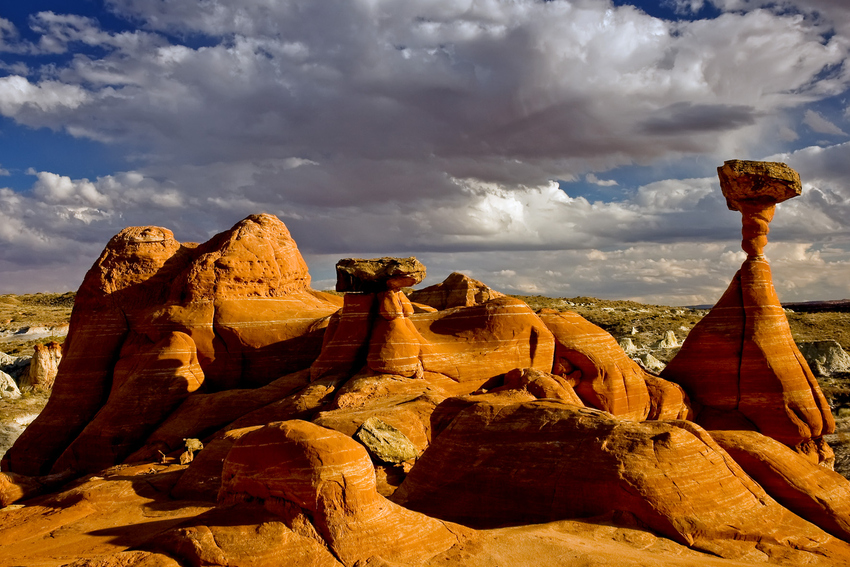 Toadstool Hoodoos nahe Page - Utah - USA Foto & Bild | north america ...