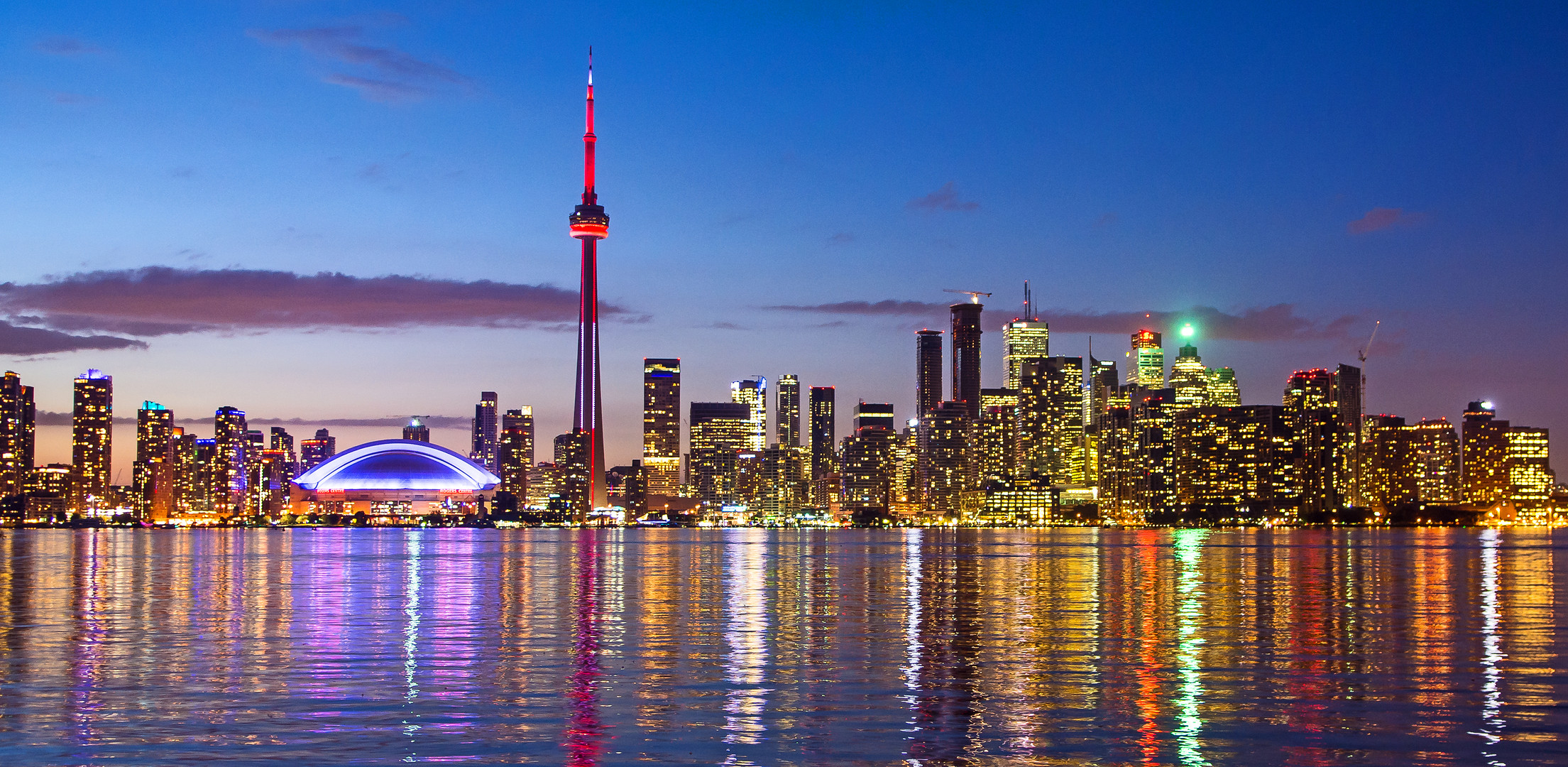 Toronto Skyline Foto & Bild | architektur, architektur bei nacht ...