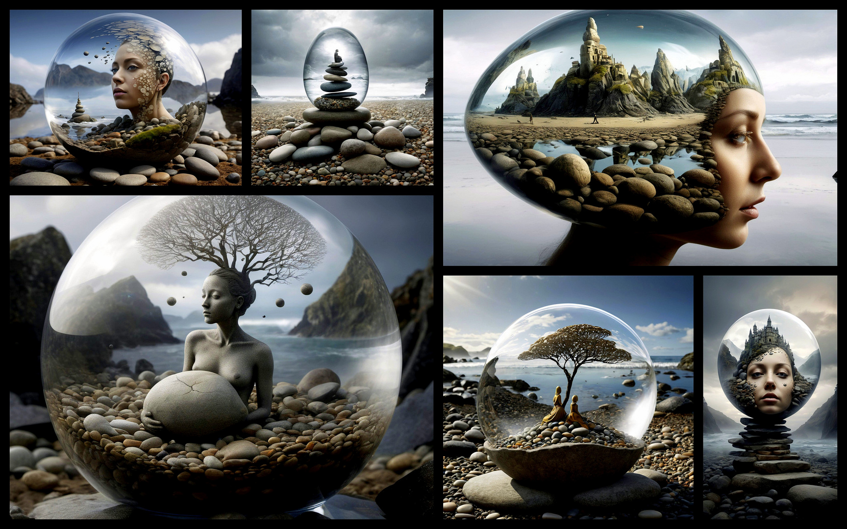 Träume der der Kieselsteine. Foto & Bild | ki - montagen, ki - fantastisches, ki - fantasy ...