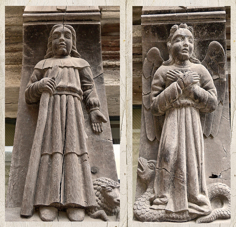 Tragende Engel Foto & Bild | europe, france, normandie Bilder auf ...