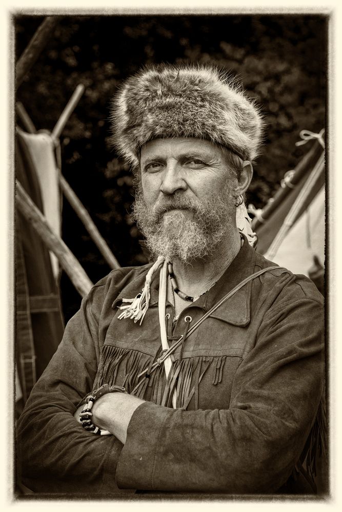 Trapper bei Indianer Powow Foto & Bild | dokumentation, outdoor ...