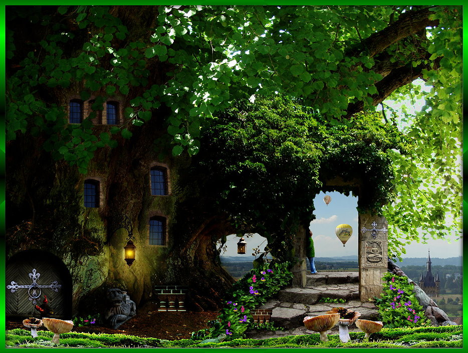 Traumland Foto & Bild | fotomontage, landschaften, digiart Bilder auf fotocommunity