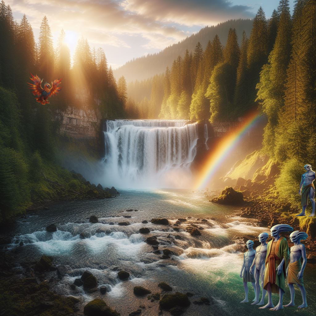 Treffpunkt Wasserfall... *-* Foto & Bild | ki - fantastisches, ki - aliens, ki - fantasy Bilder ...