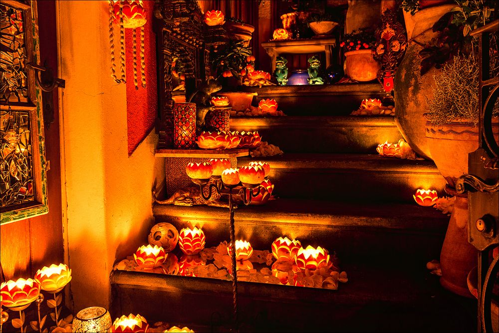 Treppe mit Räben Foto & Bild | licht, brauch, kerzen Bilder auf ...