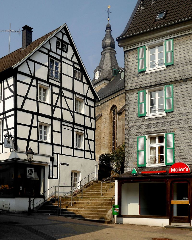 Treppenaufgang Foto & Bild | sakralbau, fachwerk, architektur Bilder auf fotocommunity