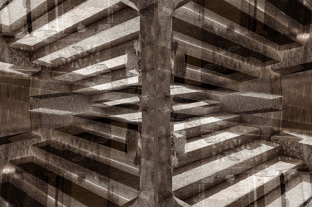 Treppenhaus Foto & Bild | fotomontage, surreal, composing Bilder auf fotocommunity