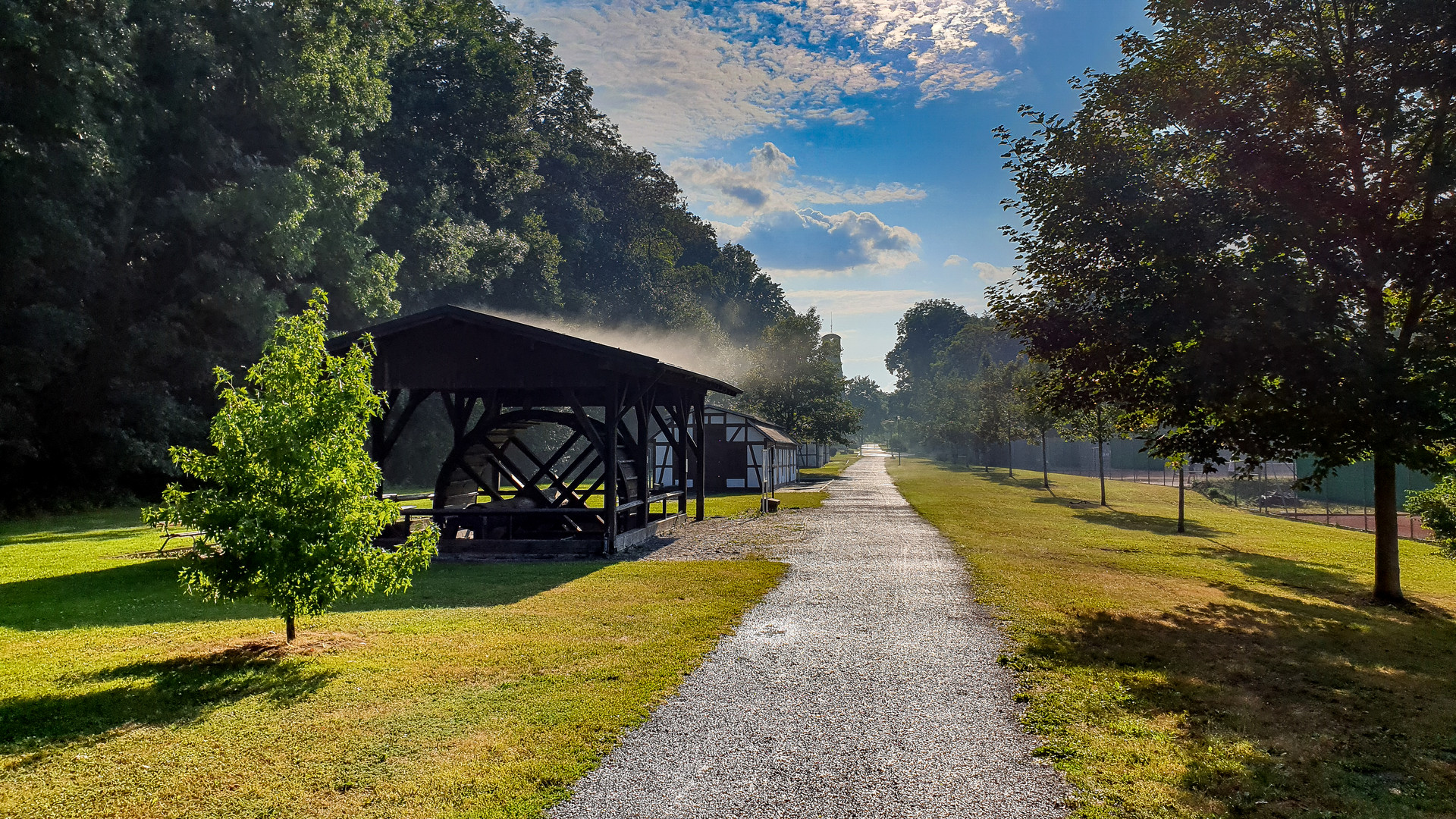 Tretrad beim Bohrturm Foto & Bild | world, weg, natur Bilder auf ...