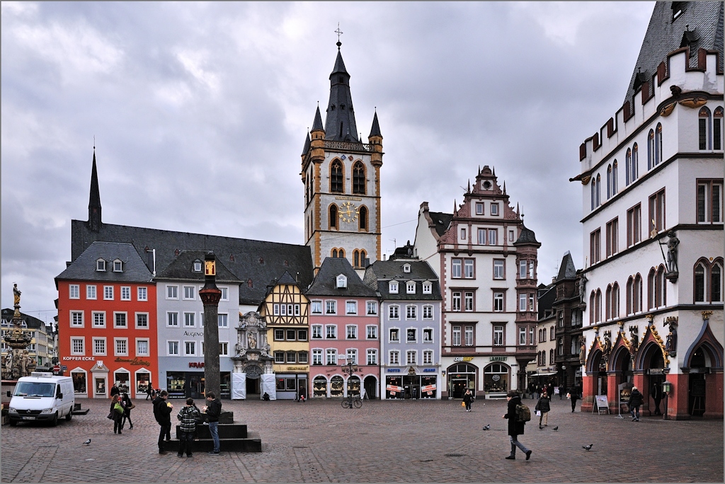 Trier - Am Hauptmarkt Jan2012 Foto & Bild | deutschland, europe ...