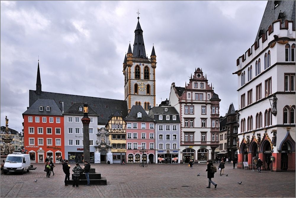 Trier - Am Hauptmarkt Jan2012 Foto & Bild | deutschland, europe ...