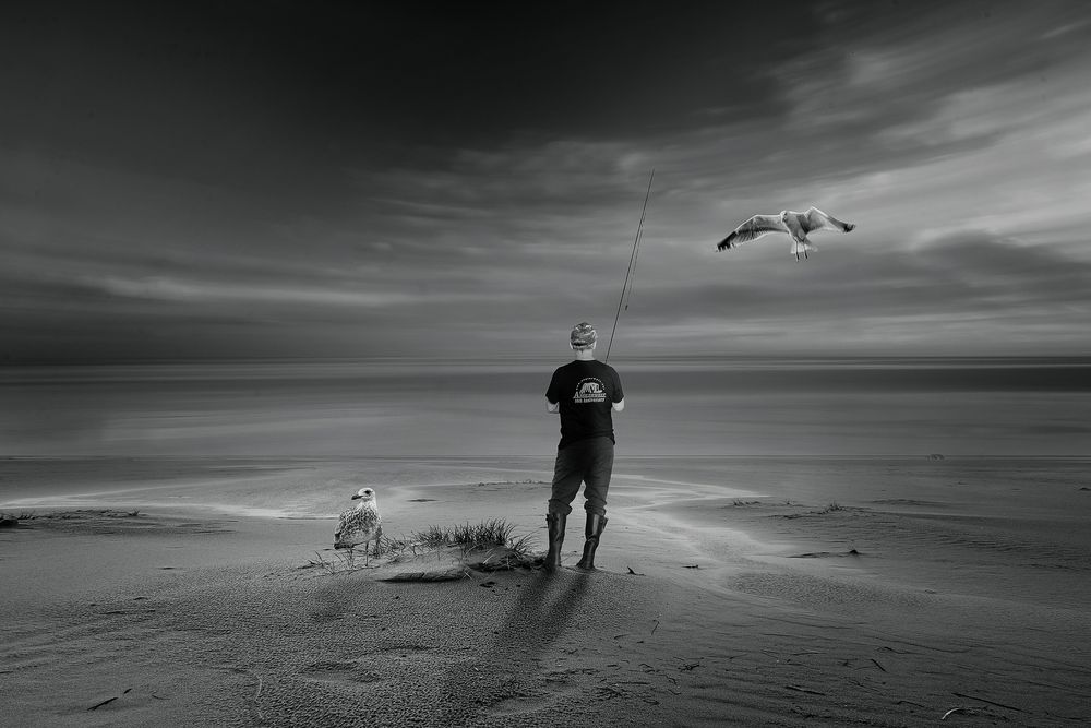 Trockenangeln Foto & Bild | fotomontage, fantasy mystery, wasser Bilder auf fotocommunity