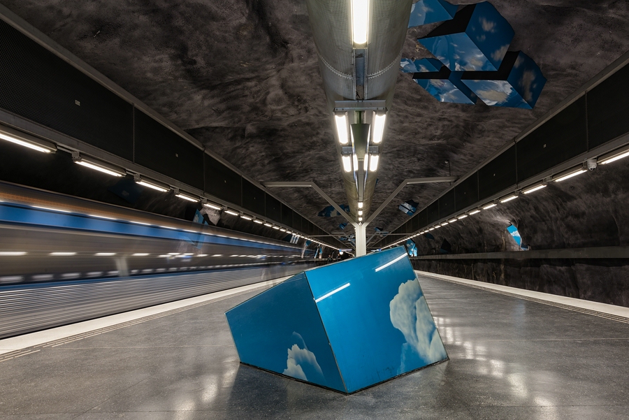 Tunnelbana – Solna Strand I Foto & Bild | europe, scandinavia, sweden ...