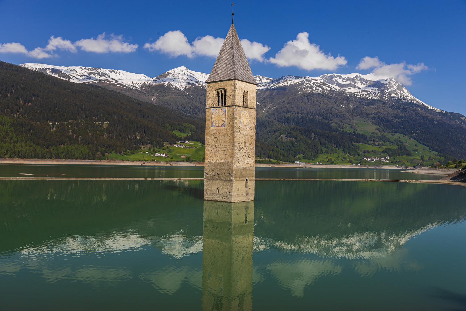 Turm im See Foto & Bild | himmel, natur, see Bilder auf fotocommunity