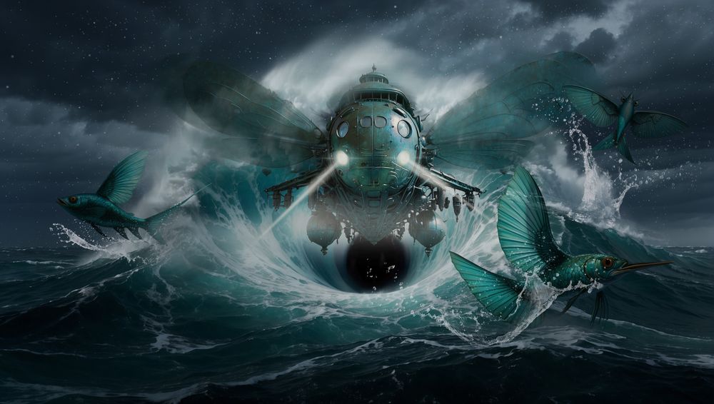 turquoise fish Foto & Bild | ki - montagen, ki - fantastisches, ki - fantasy Bilder auf ...