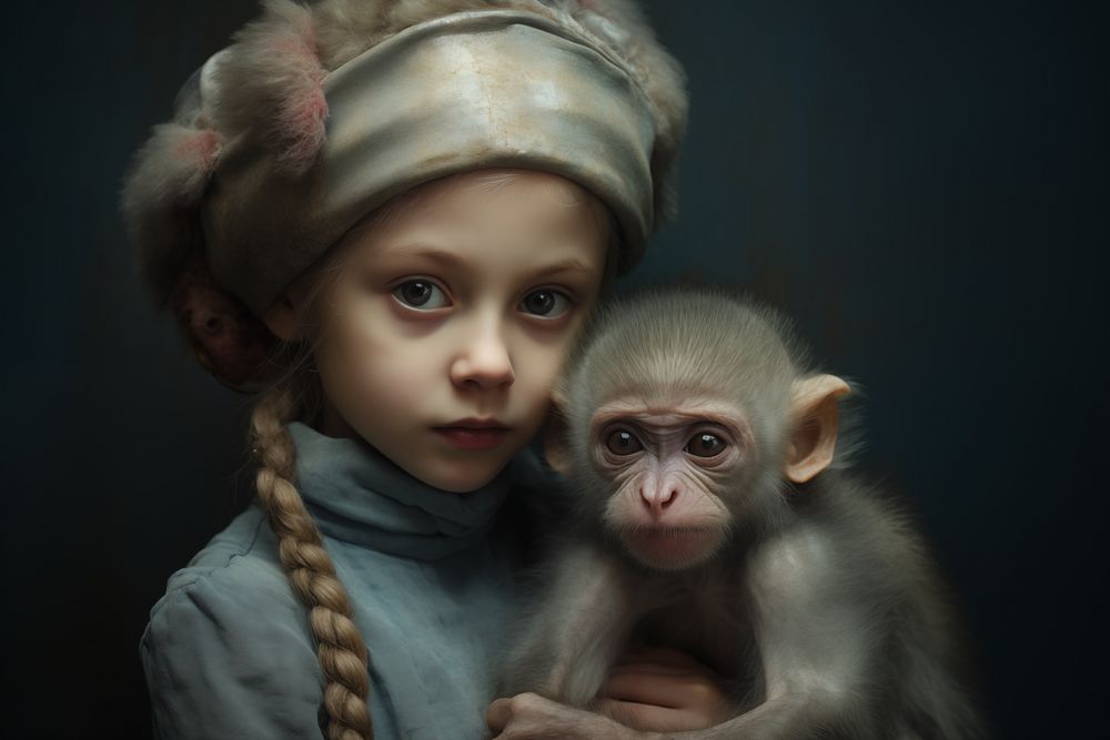 two but one kind Foto & Bild | ki-generierte bilder, ki - menschen, ki - portraits Bilder auf ...