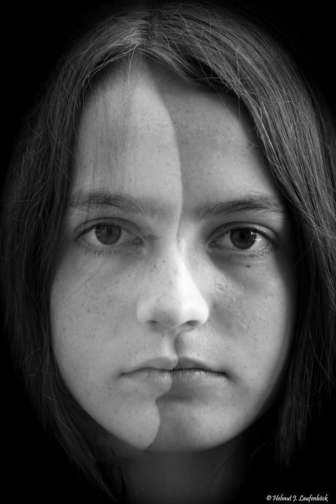 Two-Face Foto & Bild | fotokunst, sw, bildmontage Bilder auf fotocommunity